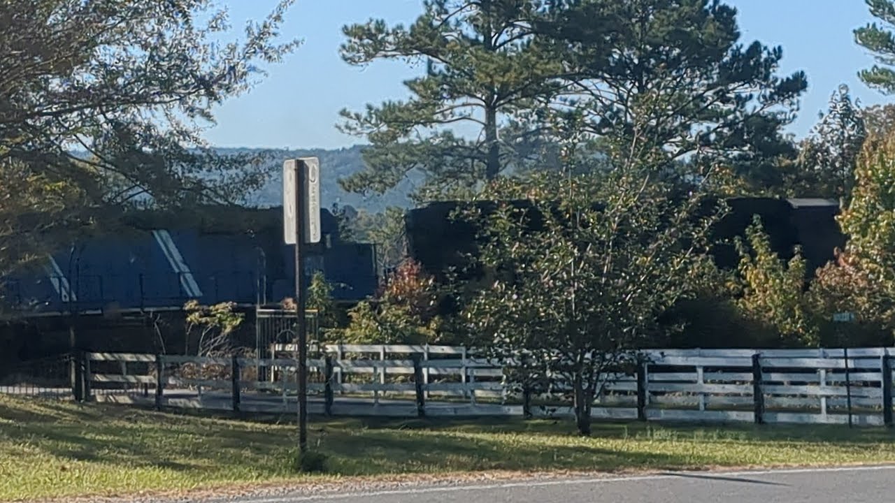 ATN Z390, short cement train heads South this morning with 8733 leading ...