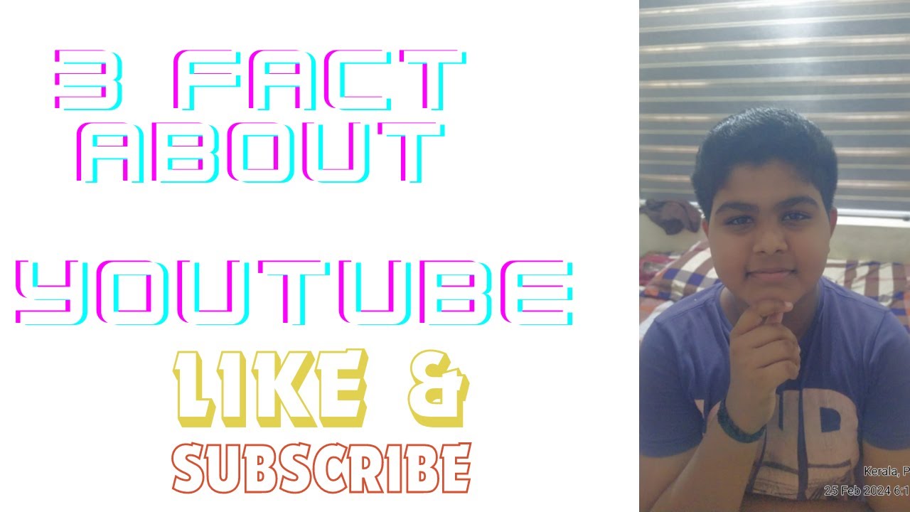 3 Fact Of Youtube|Jeevan Prasanth Tech|Like|Share|Subscribe - YouTube