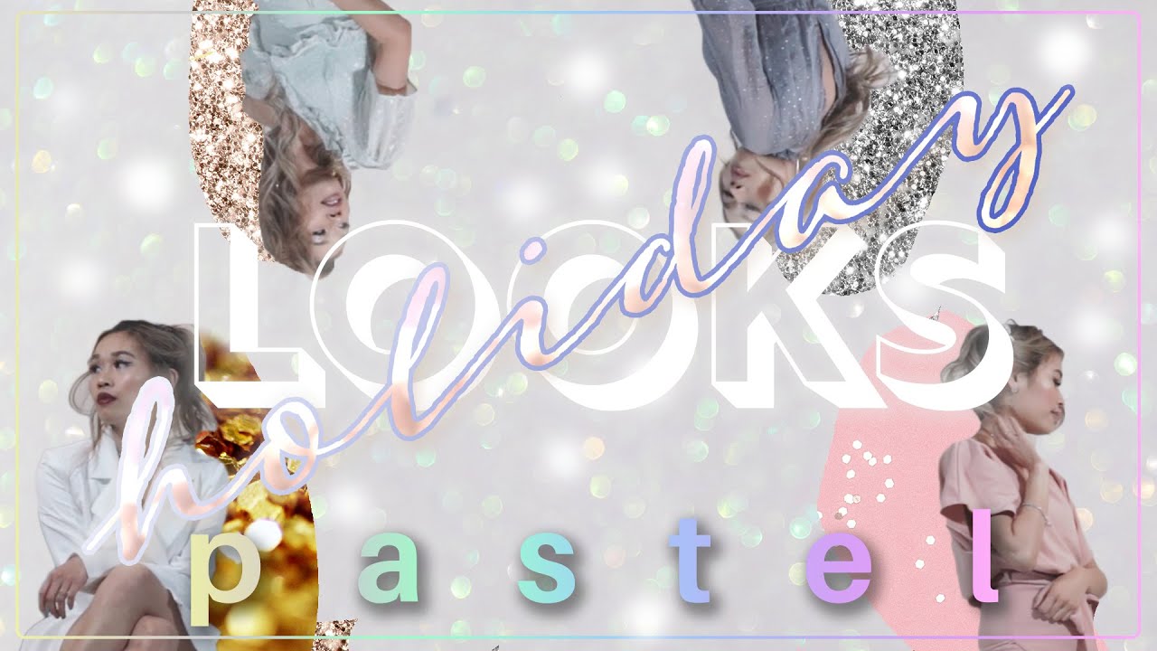 Pastel Holiday Lookbook Inspo (with SALE Dresses) - YouTube