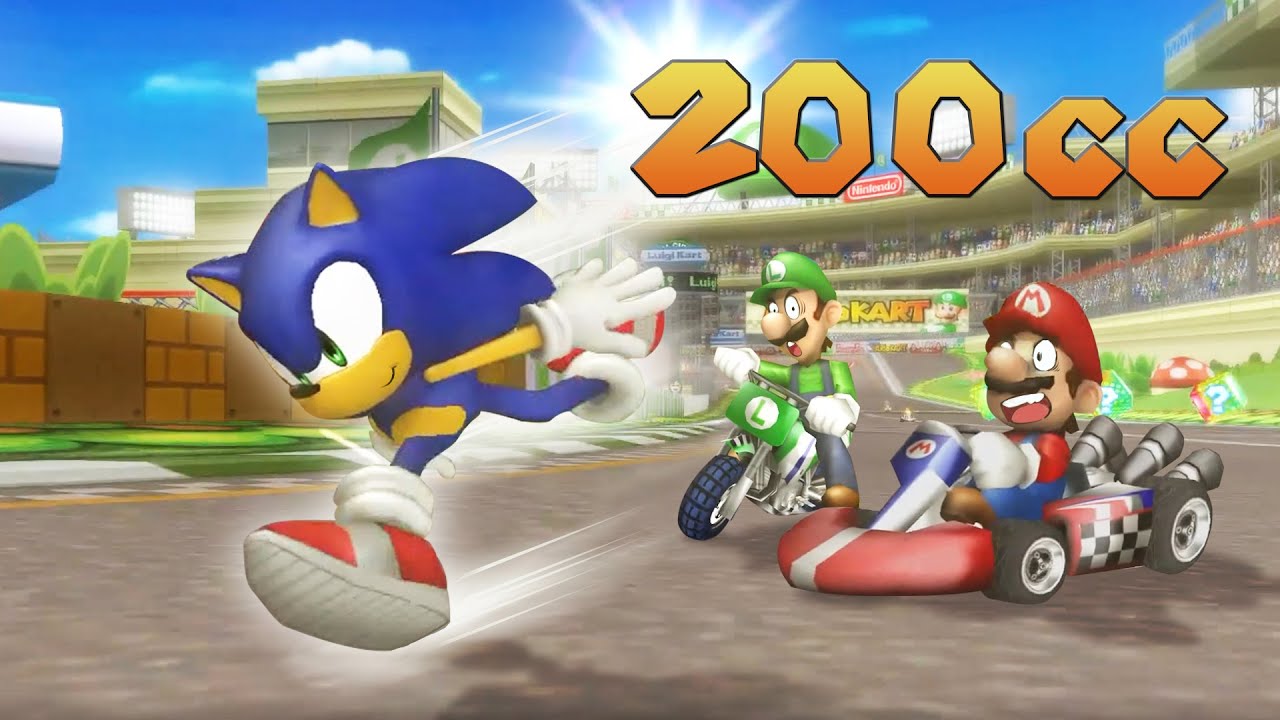 Sonic And Mario Kart Game