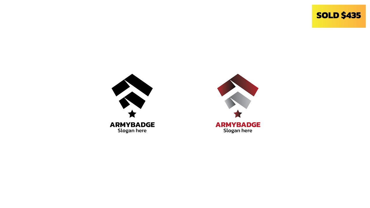 Adobe Illustrator - Tutorial Mendesain Logo : ARMYBADGE - YouTube