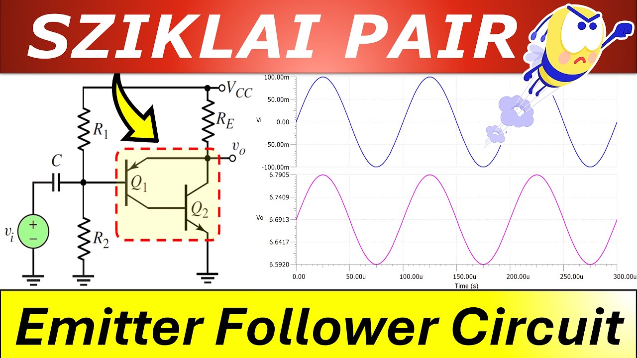 Sziklai Pair Emitter Follower Explained⚡Voltage Gain & Input/Output ...