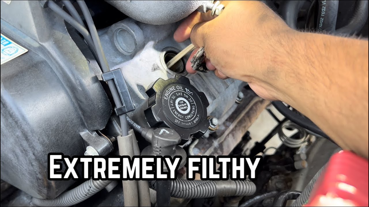 How to Clean Spark Plug Tube Holes!! (5vz-Fe) - YouTube