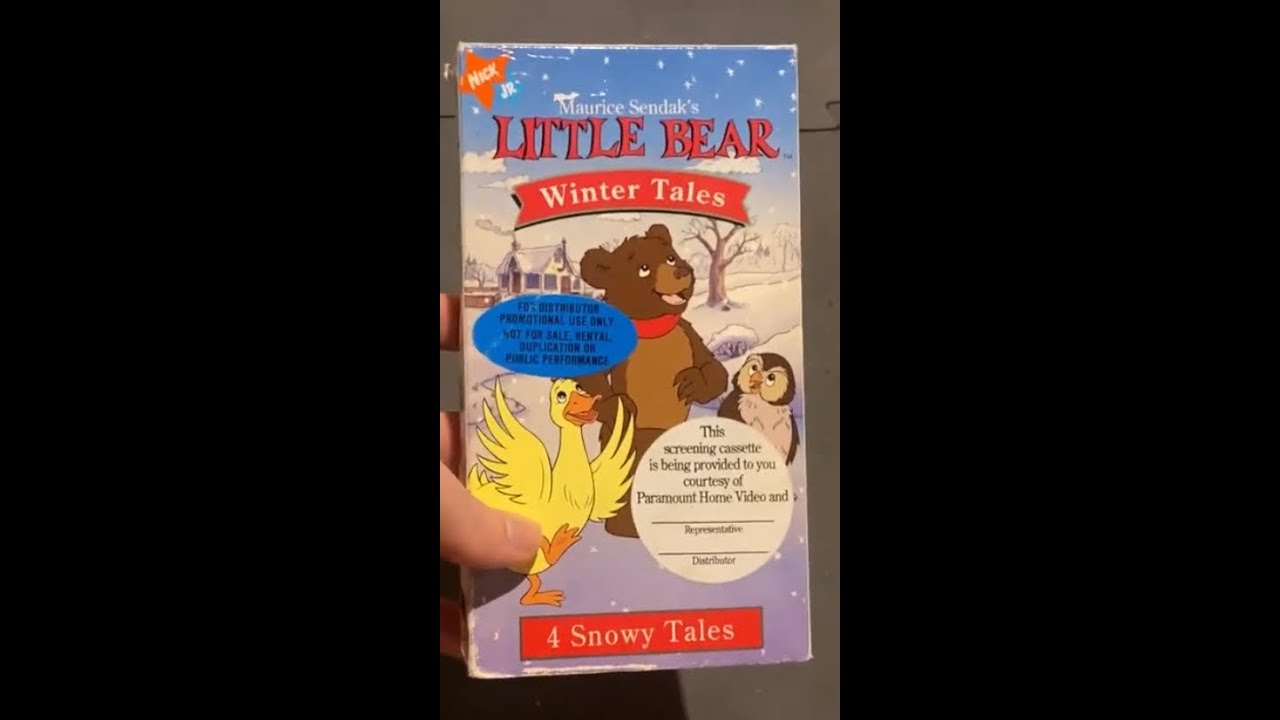 Opening & Closing to Little Bear: Winter Tales 1997 Demo VHS - YouTube
