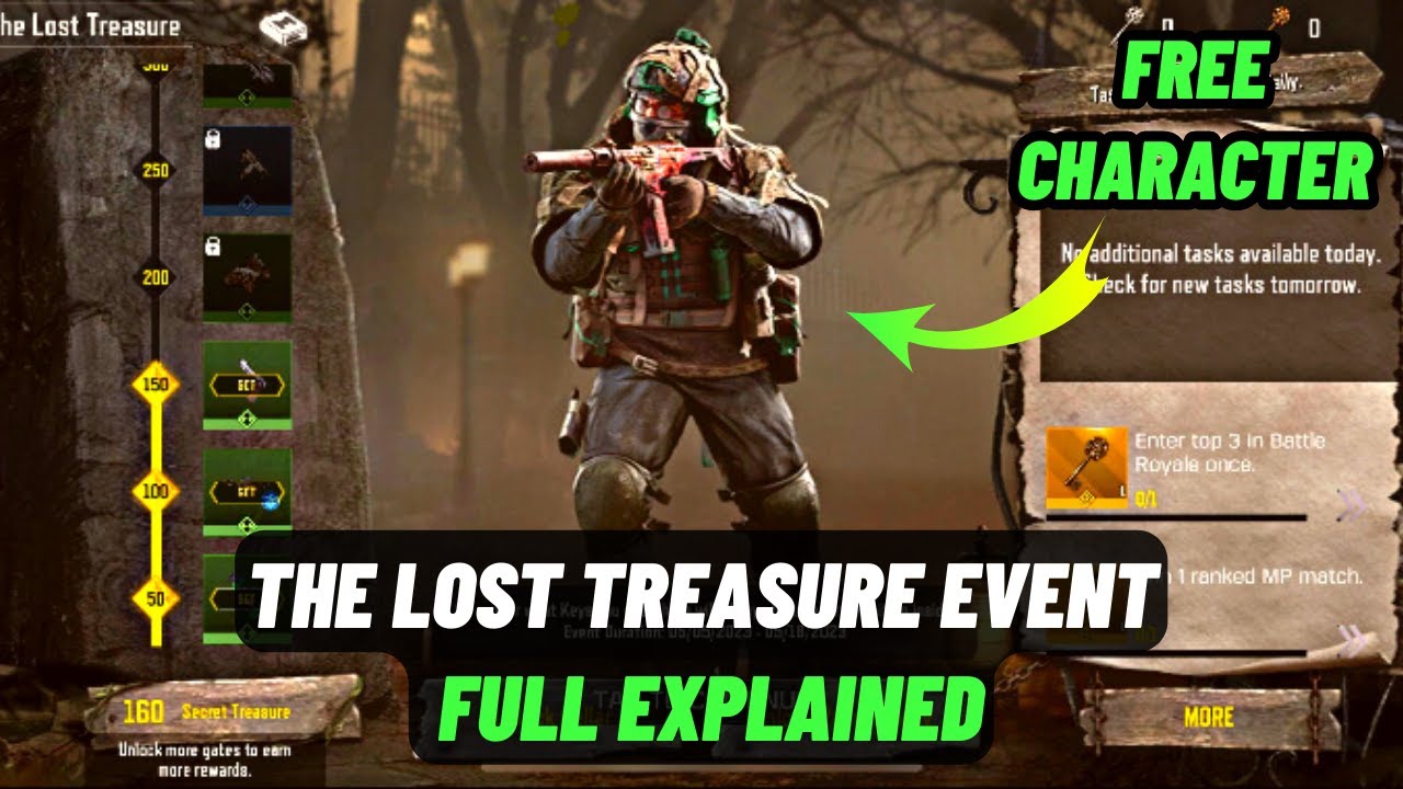 The Lost Treasure Event FULL Explained in Cod Mobile | How to Get FREE ...