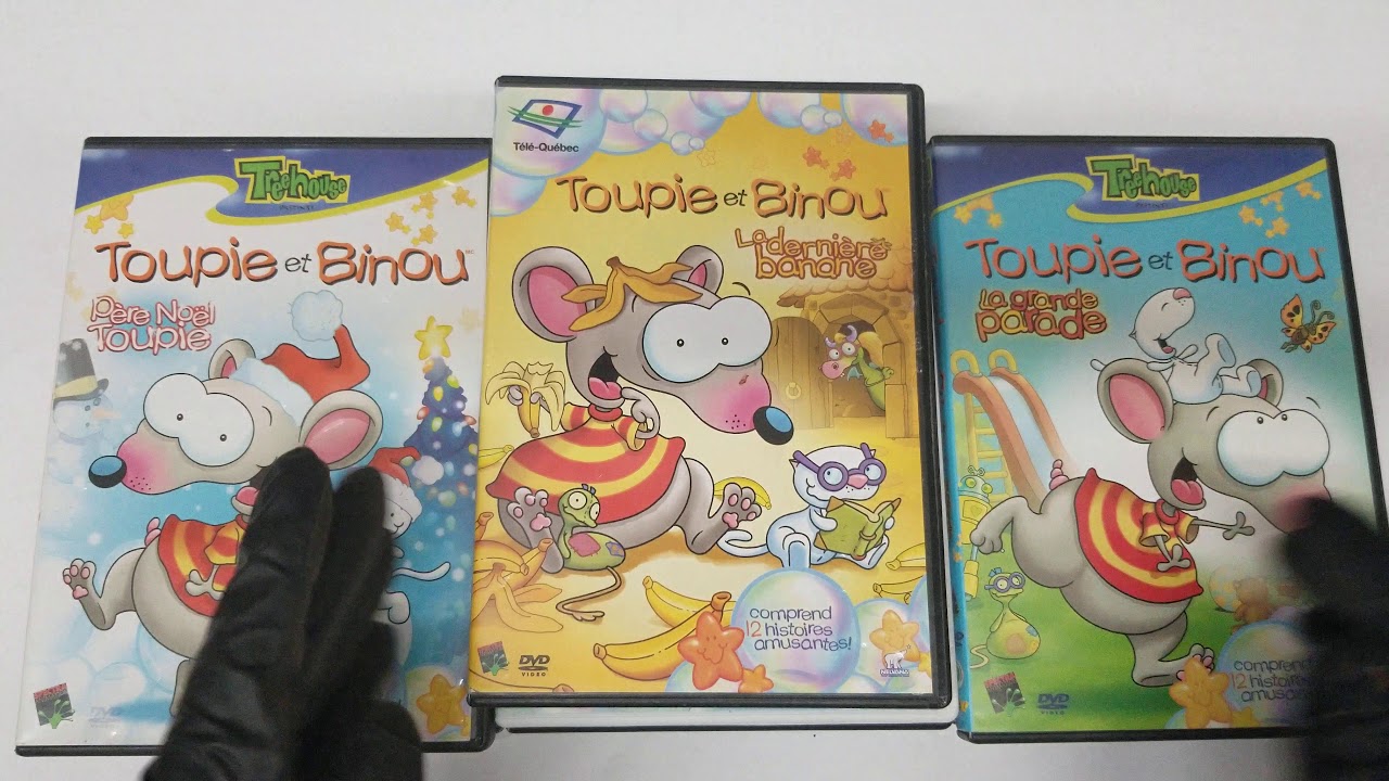 UNBOXING Toopy and Binoo Collection DVD Toupie et Binou Pochette COVER ...