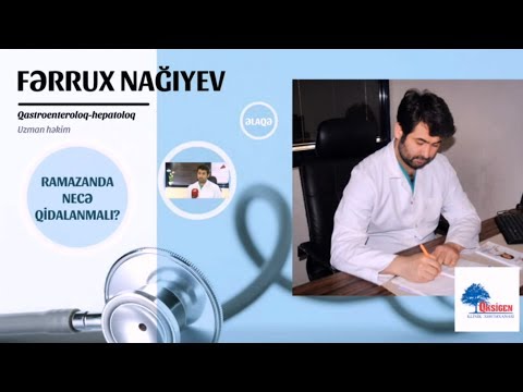 Fərrux Nağıyev - Ramazan ayında qidalanmanın qaydaları