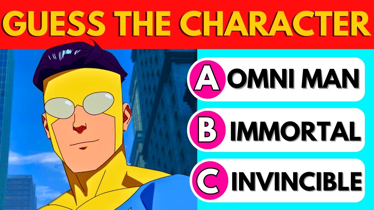 Guess 36 Invincible Show Characters In 7 Seconds! 🦸🦸| Invincible Quiz ...