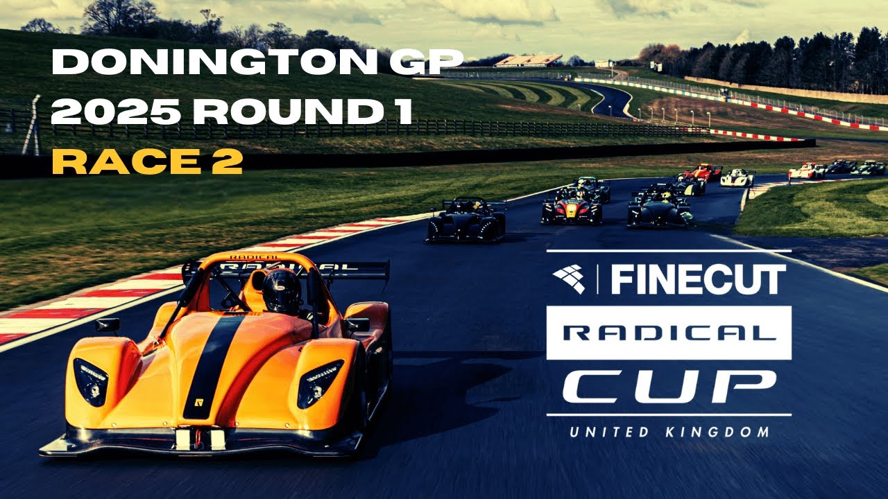 Finecut Radical Cup UK 2025 Round 1 : Donington Park GP // Race 2 - YouTube