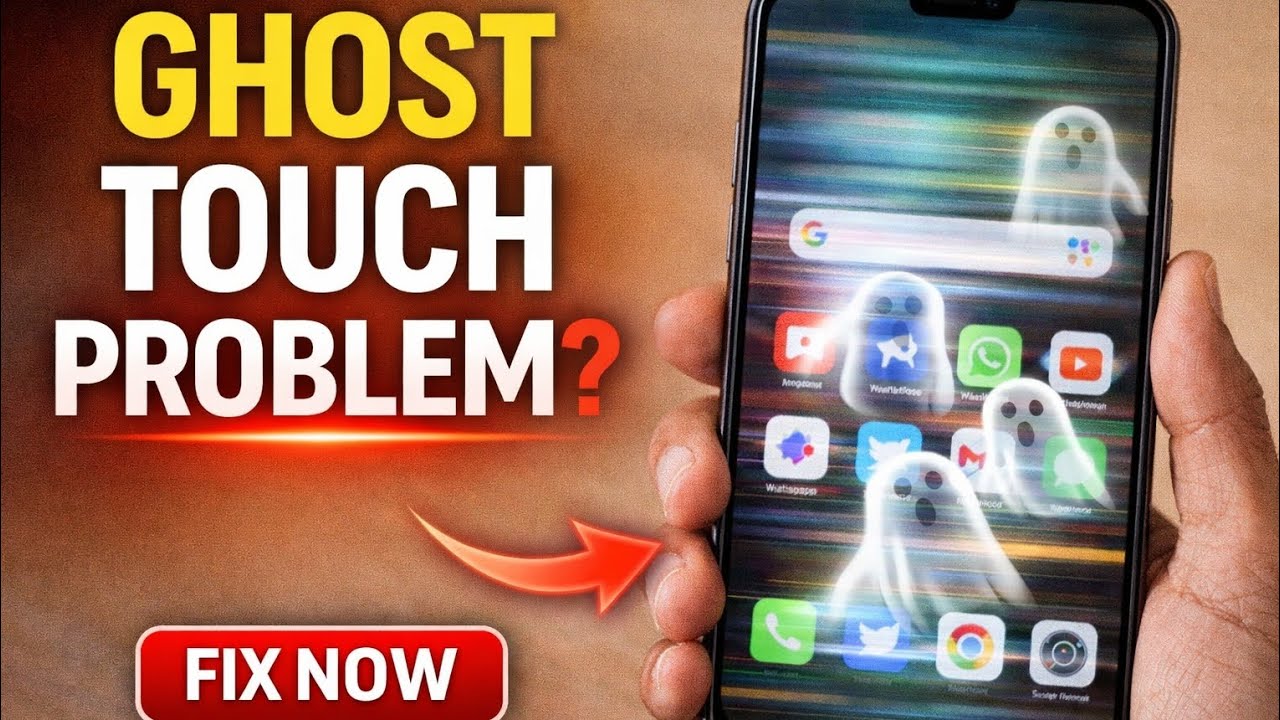 How to fix ghost touch problem in any android | ghost touch problem fix | - YouTube