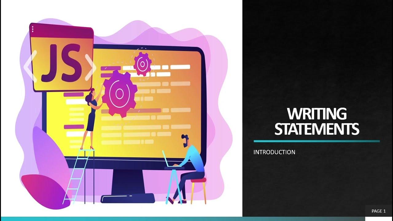 JAVASCRIPT TUTORIAL 4 STATEMENTS - YouTube