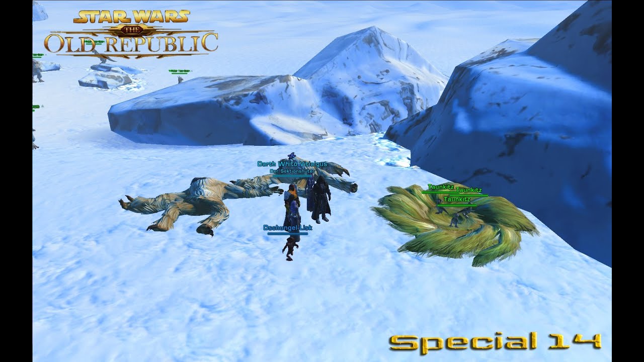 Let's Play SWTOR (Special) #014 - Hoth: TaunTaun-Guide - YouTube