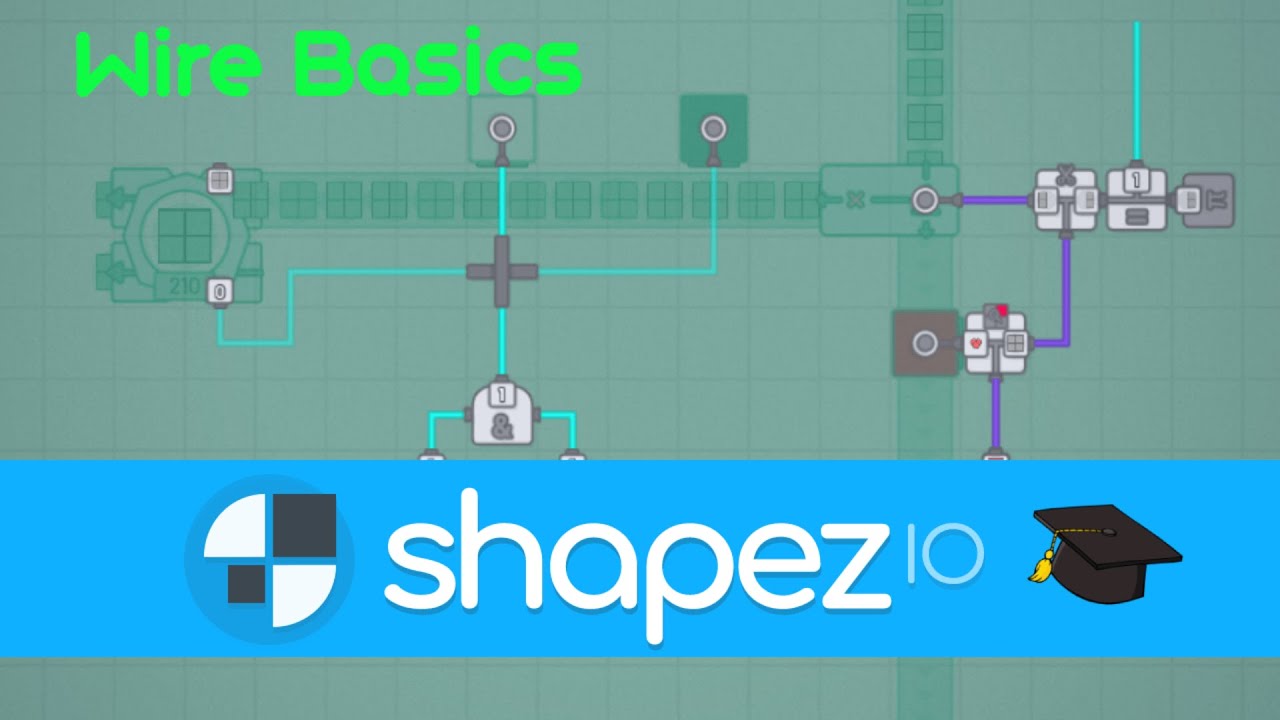 Shapez.io Alpha-Wire basics - YouTube