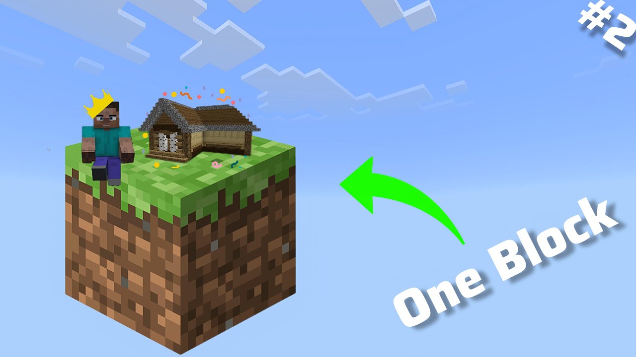 I made a Amazing House in OneBlock Block | Minecraft One Block Gameplay ...