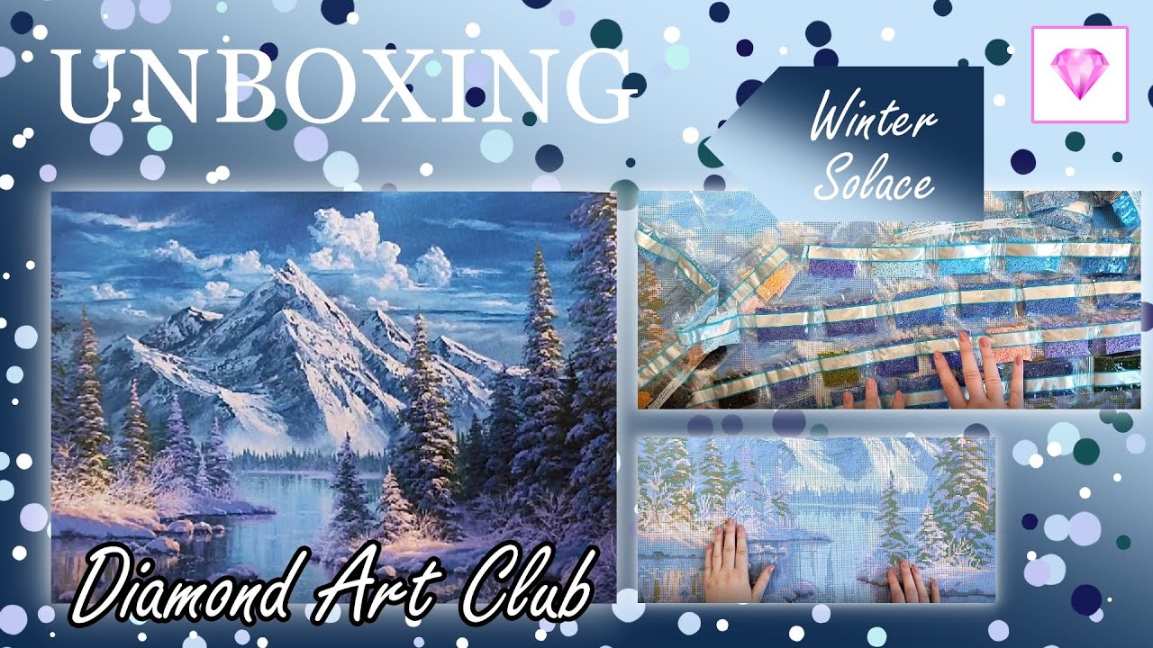 UNBOXING - Diamond Art Club: "Winter Solace" - Ich habe mich schon so lang darauf gefreut! - YouTube