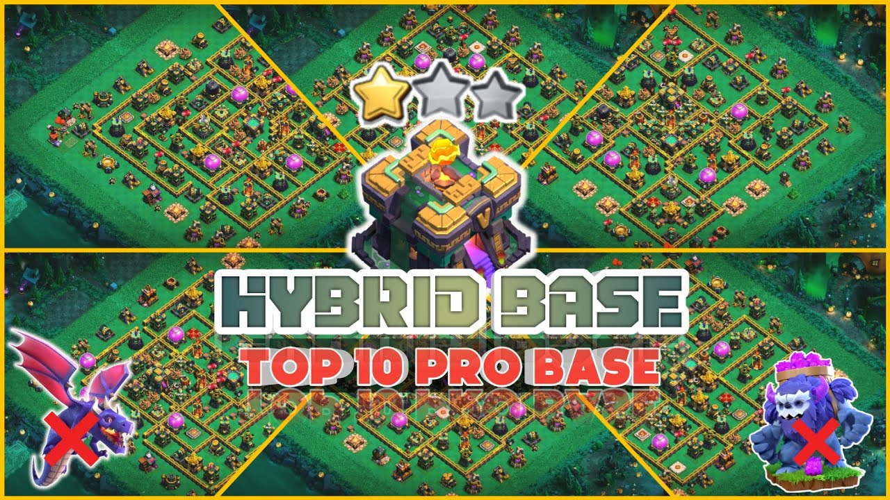 TOP 10 TH14 HYBRID BASE || TH14 HYBRID BASE WITH LINK || TH14 ANTI 3 ...
