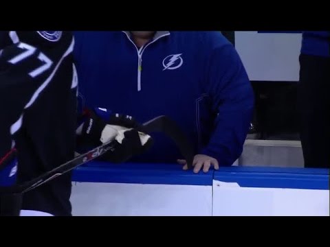 Hedman plays five finger fillet with trainer - YouTube