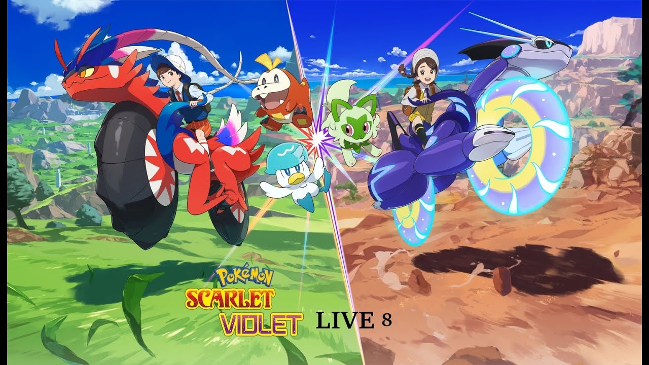 Pokemon Scarlet DLC and Shiny Hunting Live VOD 8 - YouTube