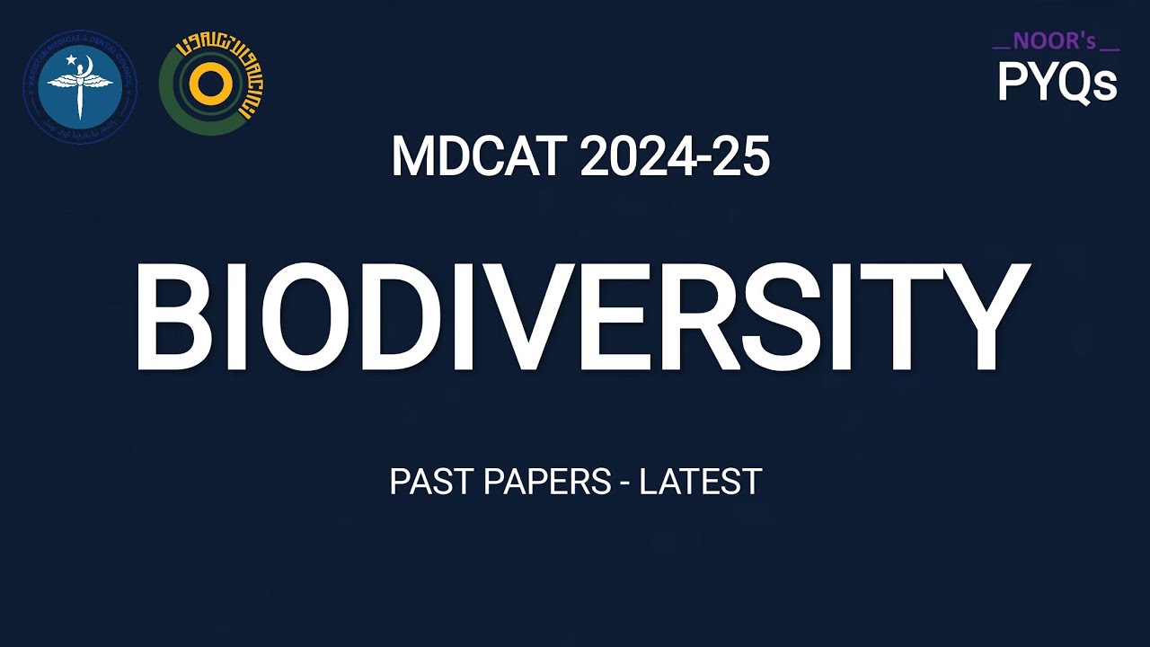 BIODIVERSITY (Acellular Life / Variety of Life) | MDCAT 2024-25 | Past ...