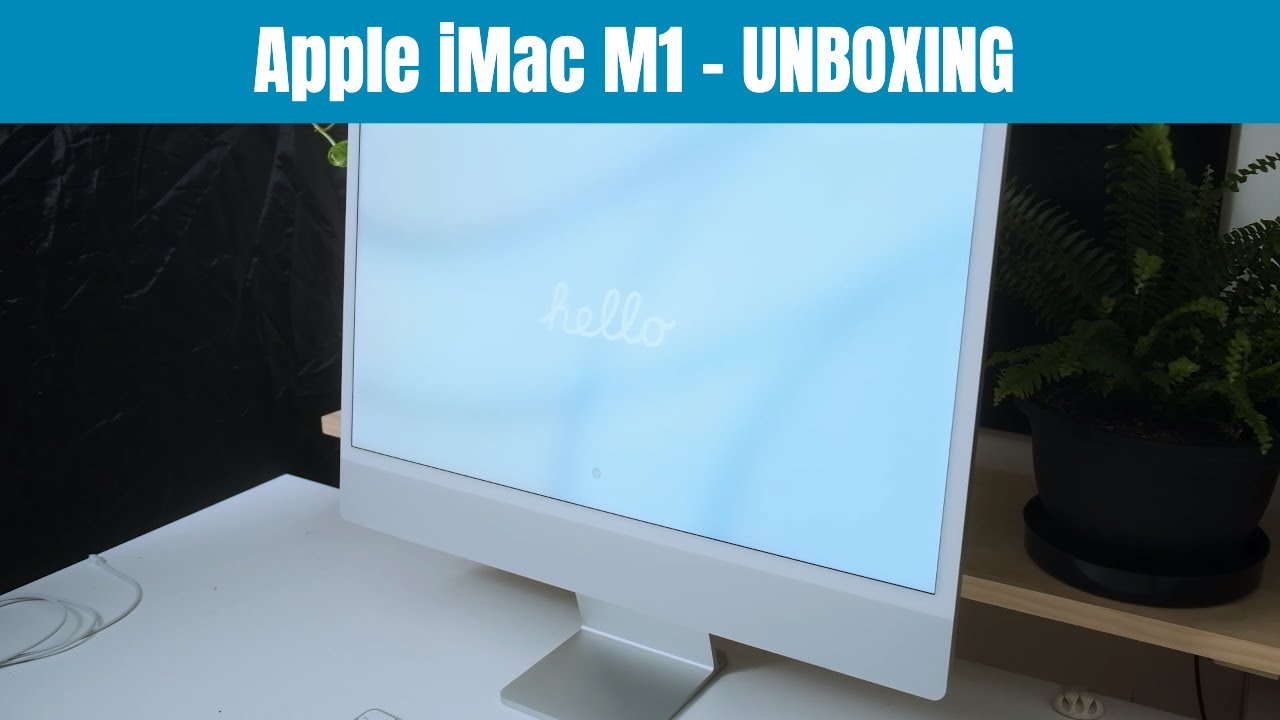 🖥 Apple iMac M1 24'' (2021) - Unboxing 🖥 - YouTube