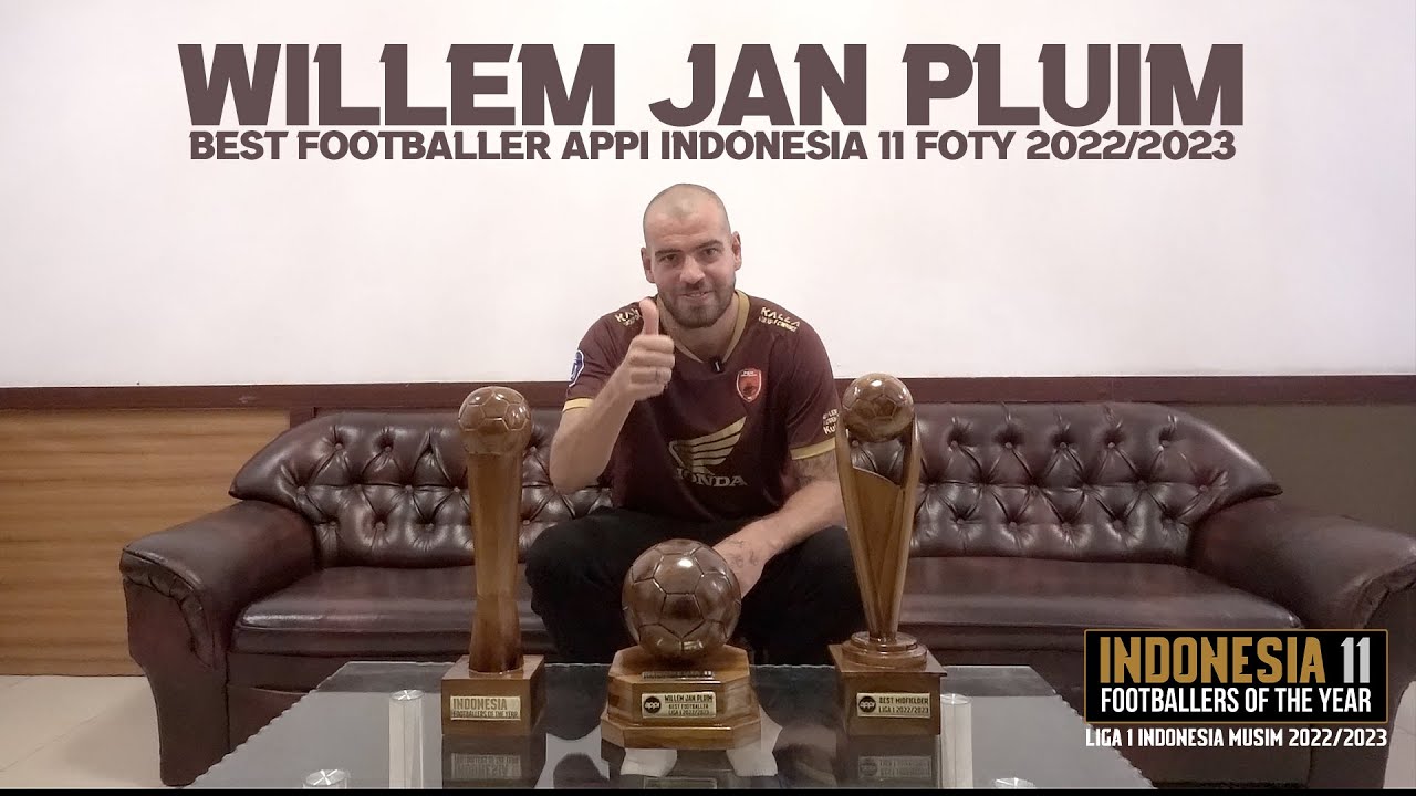 Willem Jan Pluim - Best Footballer APPI Indonesia 11 FOTY 2022/2023 ...