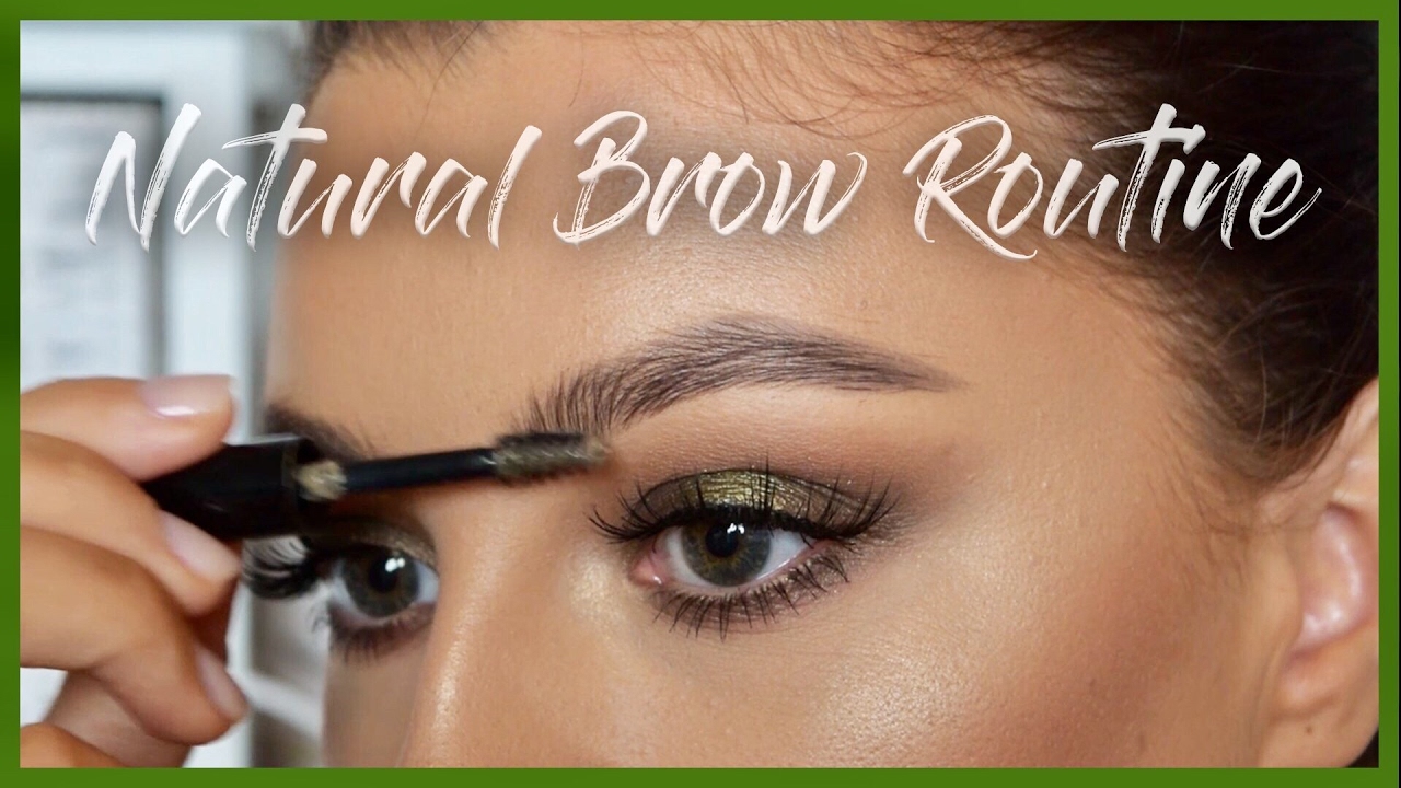 Natural Brow Tutorial | 2017 - YouTube