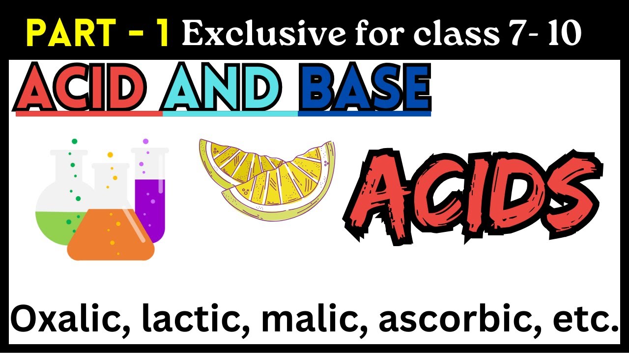 Part 1 | All about Acids | Acids and bases Series - YouTube