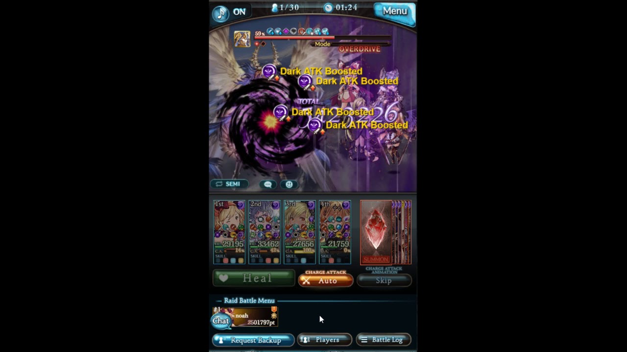 Granblue Fantasy - Olivia Rebalance (Metatron HL Lumberjack Solo) - YouTube