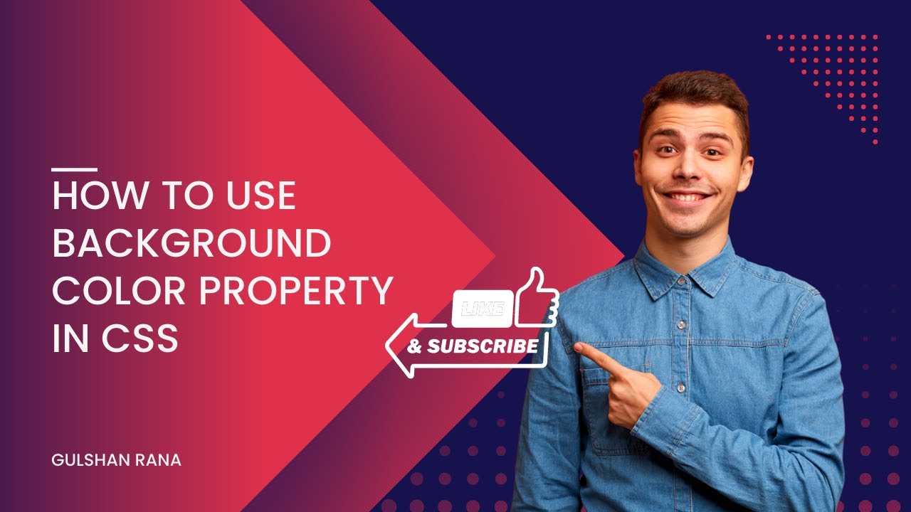 Background Color Property In CSS 2 YouTube Background Color Property In CSS 2 YouTube