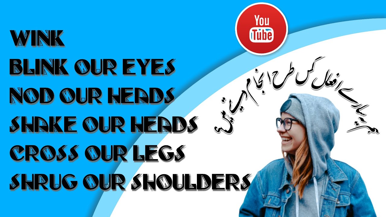 Body Movements | Physical Actions | Bodily Functions | Action Verbs ...