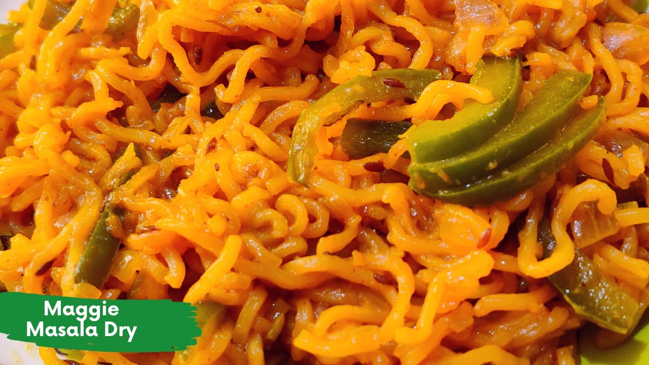 Maggi Masala | Dry Masala Maggi Recipe| Street food maggi| Maggi bnane ...