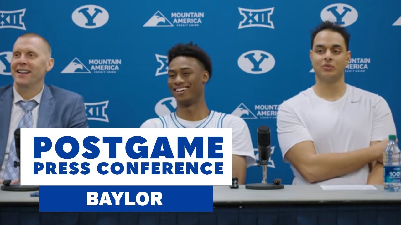 BYU Men's Basketball | Postgame Press Conference | Baylor | February 20 ...