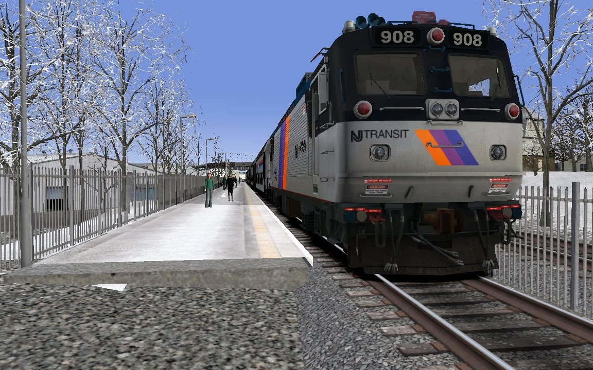 Train Simulator 2015: ALP-44 ACES Preview New York-Bergen Division line ...