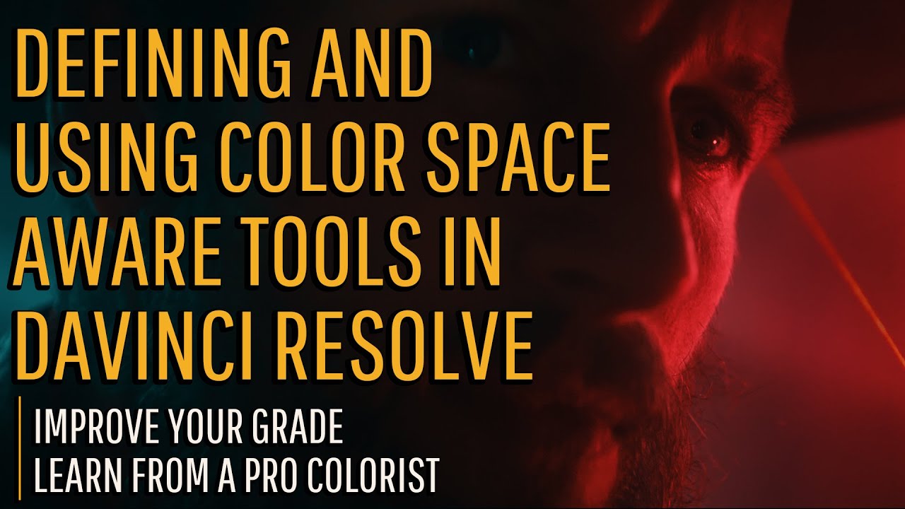 Defining and using color space aware tools - YouTube