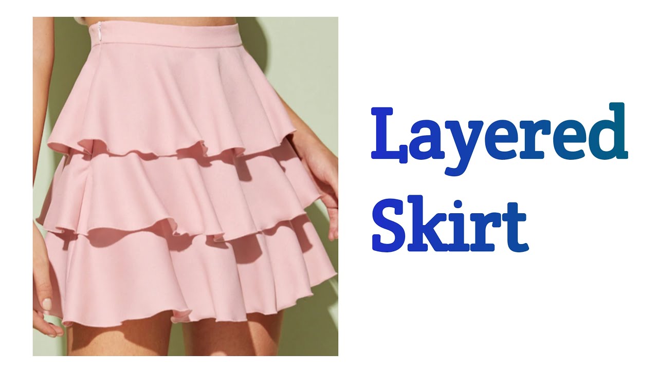 Layered Skirt #sewing #pattern #skirt - YouTube