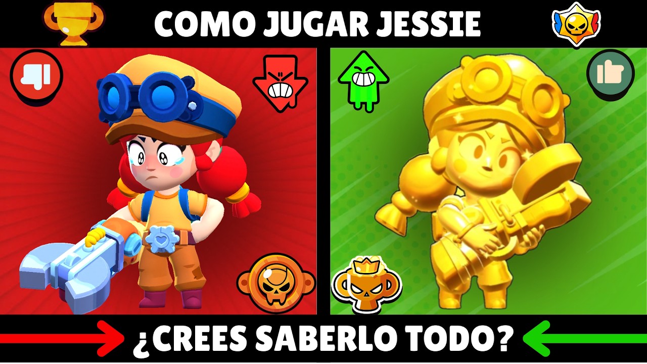 La GUIA DEFINITIVA de JESSIE | Brawl Stars - YouTube