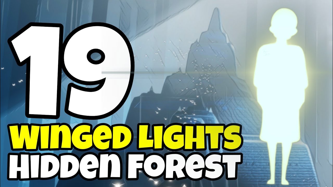 All 19 Winged Lights Location in Hidden Forest, Wind Path and Treehouse ...