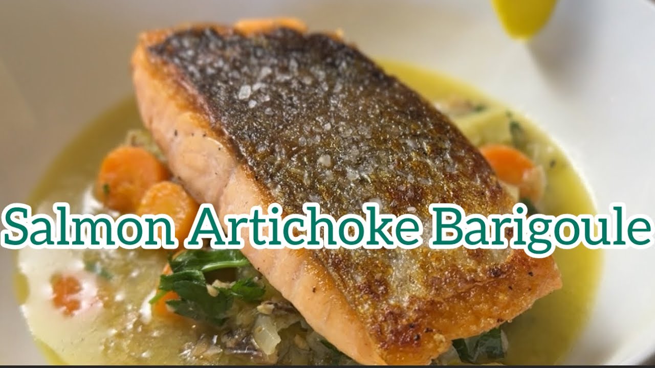 Salmon with Artichoke Barigoule - YouTube