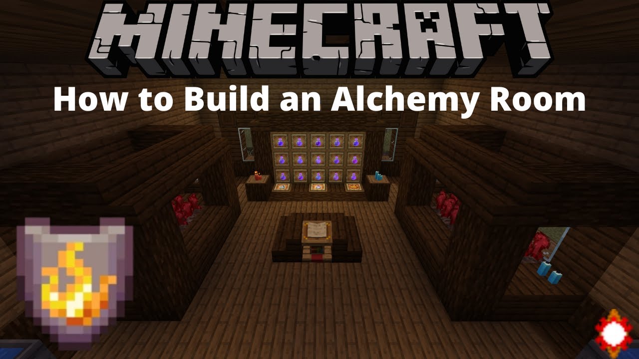Minecraft How to Build a Brewing Room -Tutorial- - YouTube