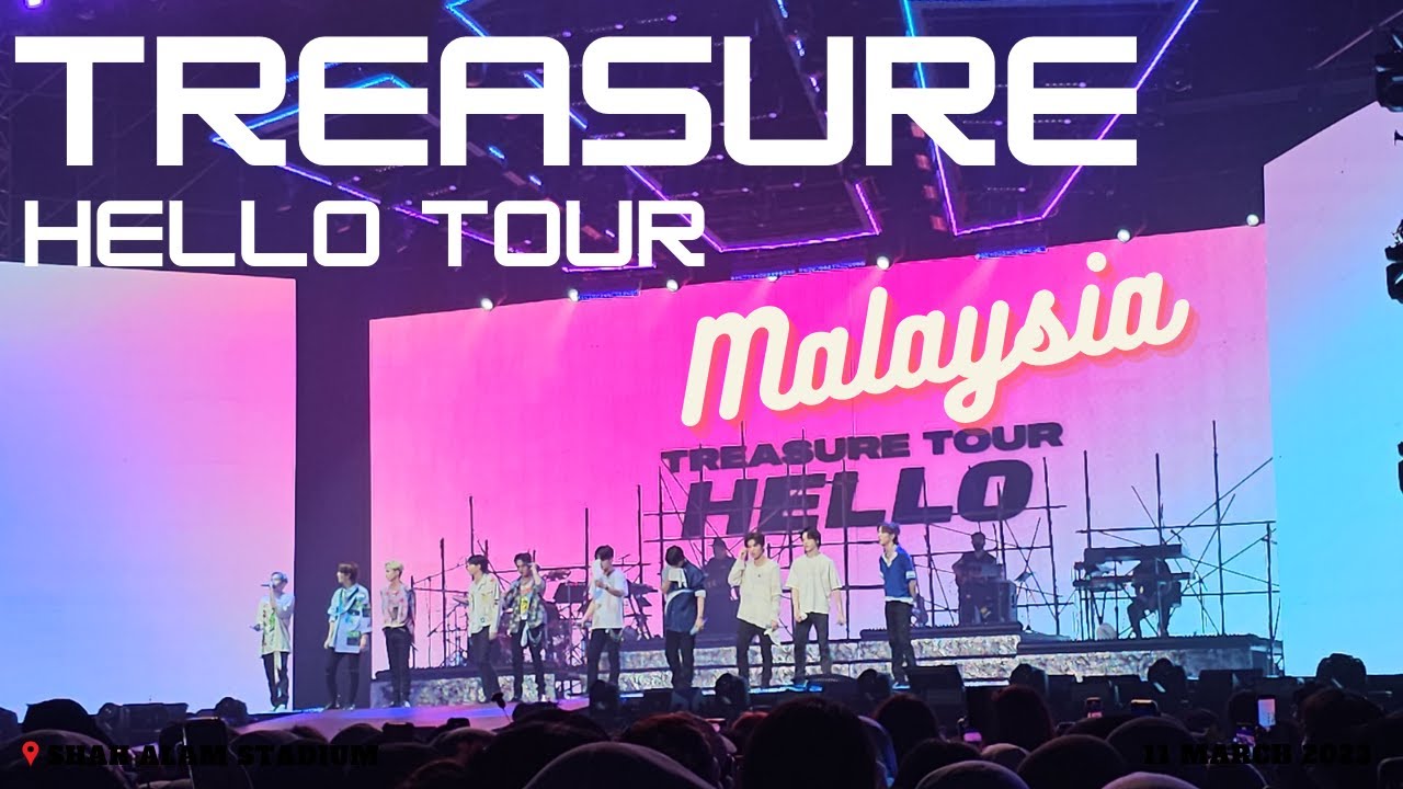 Treasure (K-pop): Hello Tour At Shah Alam Stadium, Malaysia - YouTube