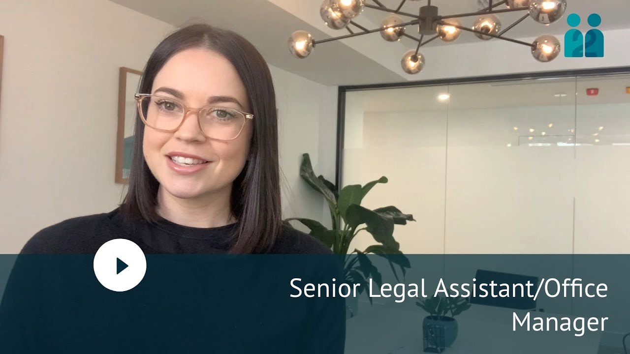 Senior Legal Assistant/Office Manager - YouTube