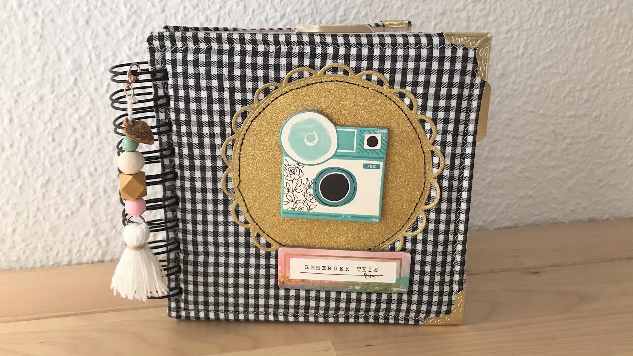 álbum sencillo forrado en tela • inspiración - YouTube