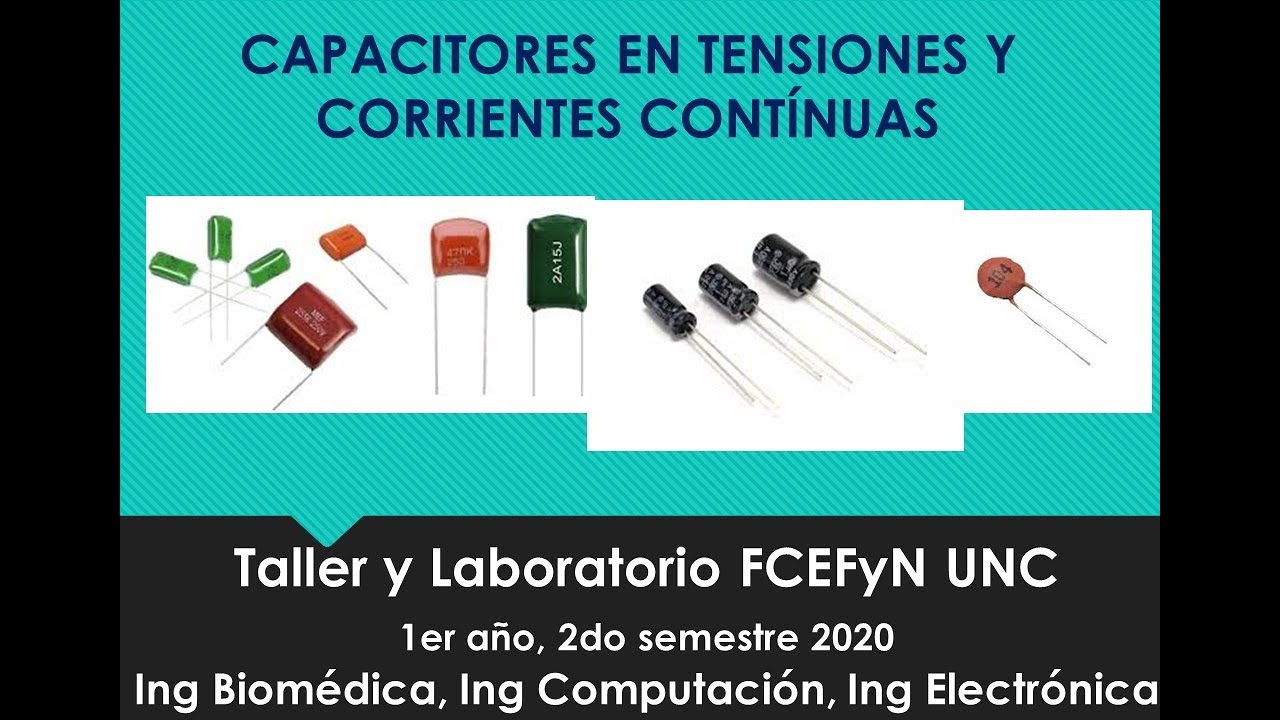Capacitores En Continua Clase 15 Sept 2020 Youtube