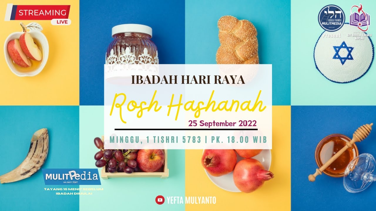 Ibadah Rosh hashanah, 25 September 2022 - YouTube