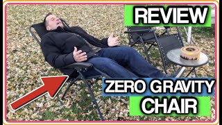 Amazon Basics Outdoor Adjustable Zero Gravity Chair -REVIEW