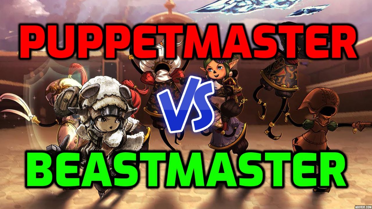 FFXI : PUPPETMASTER vs BEASTMASTER - YouTube