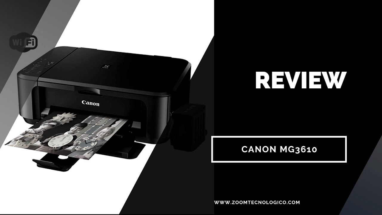 Review Impresora Canon PIXMA MG3610 en español - YouTube
