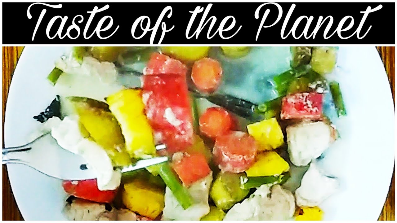 Chicken baked with fruits and vegetables / Papua New Guinea's Mumu ...