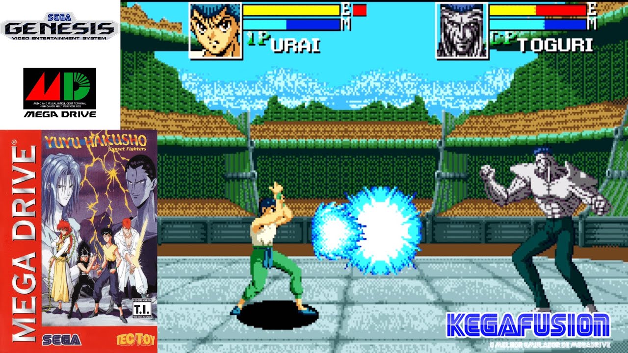Yu Yu Hakusho: Sunset Fighters (1999) SEGA Genesis / Mega Drive ...