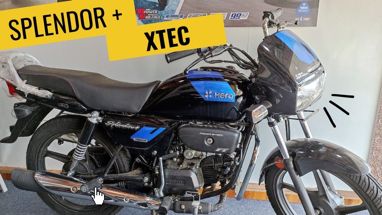 Hero Splendor Plus Xtec Features | Splendor Plus Xtec अब एक नए रूप और ...